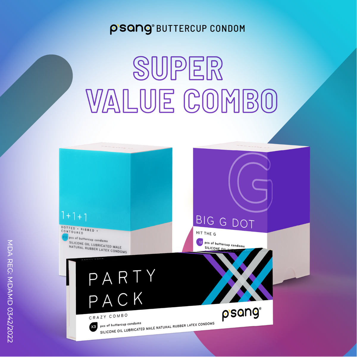 Super Value Combo (27pcs condoms) – P'sang - New Generation Condom