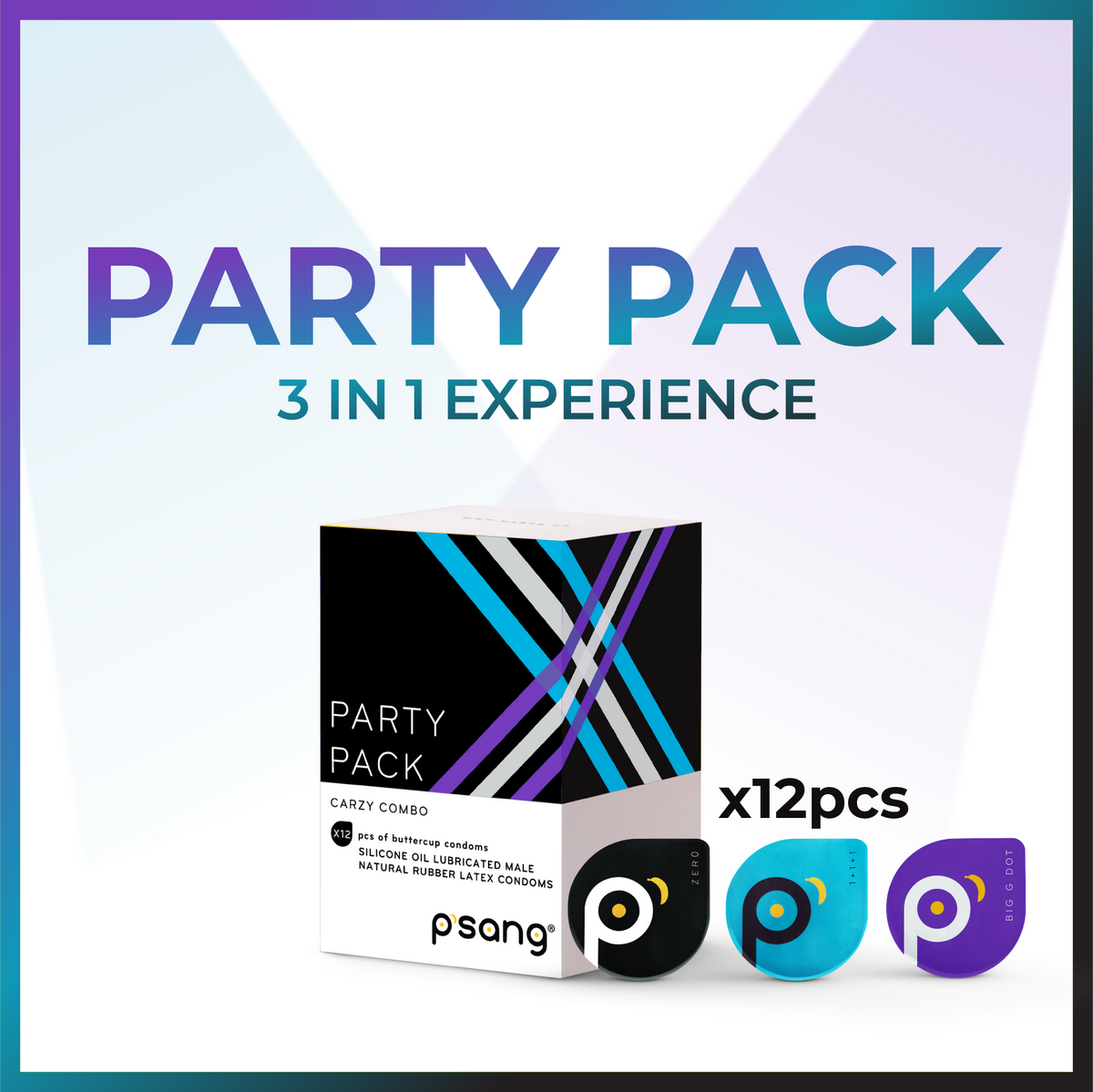 (NEW)P'sang Party Pack (3pcs/12pcs condoms) – P'sang - New Generation ...